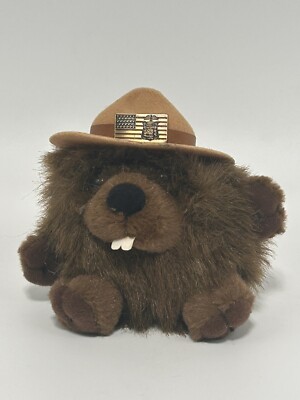 Stuffed Animal House Beaver Park Service Ranger Buddy Plush w USA Flag ...