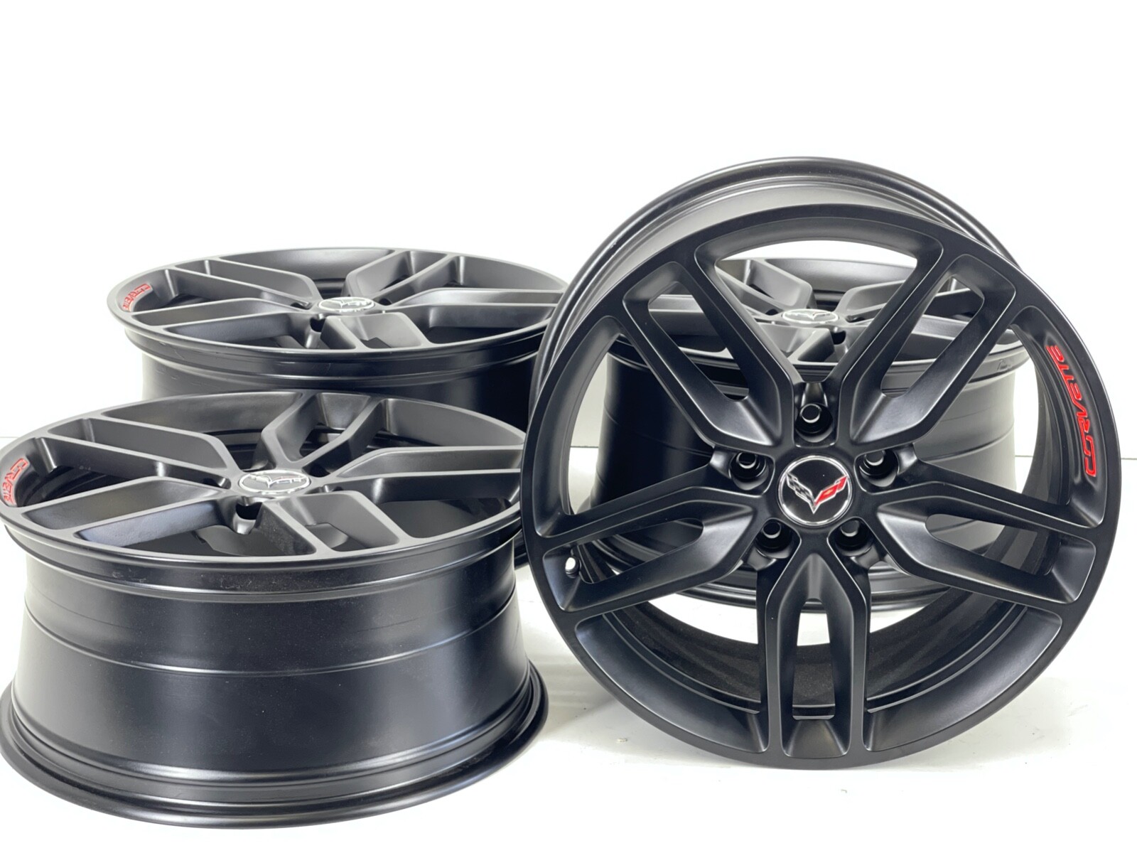 19" 20" CHEVY CORVETTE STINGRAY C4-C7 FACTORY STOCKFITS 5X120 BLACK ...