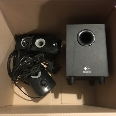 Logitech PC Computer sound system Logitech Z323 Computer Speakers ...