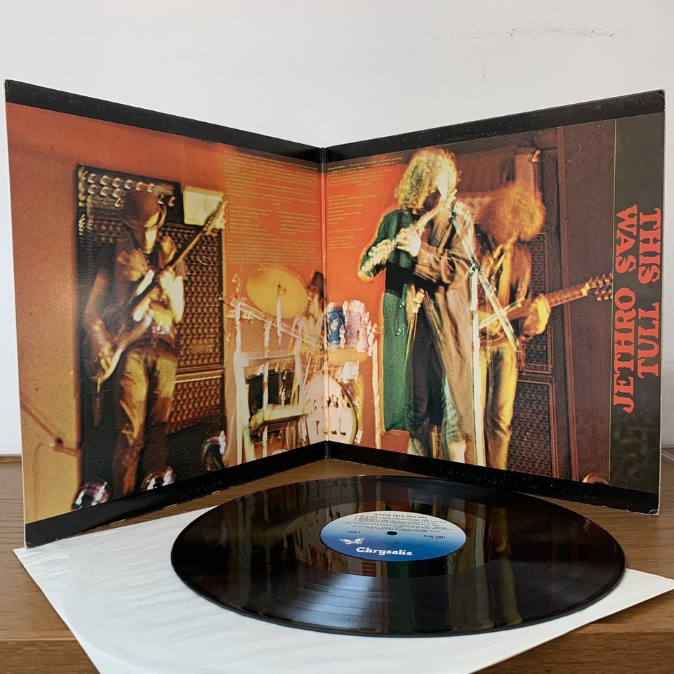 JETHRO TULL This Was 1968 LP VINYL Gatefold Album Chrysalis Records ...