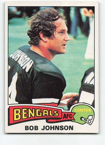 1975 Topps #412 Bob Johnson VG/EX Very Good/Excellent Bengals 121337 | eBay