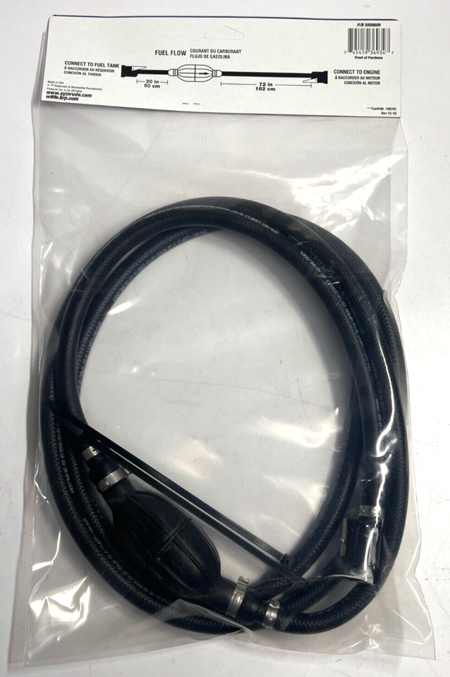 Johnson Evinrude OEM Outboard Fuel Hose and Primer Bulb 5/16 I.D ...