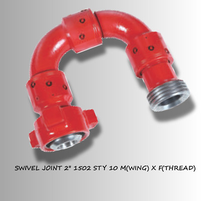 SWIVEL JOINT 2" 1502 STY 10 M(WING) X F(THREAD) | eBay
