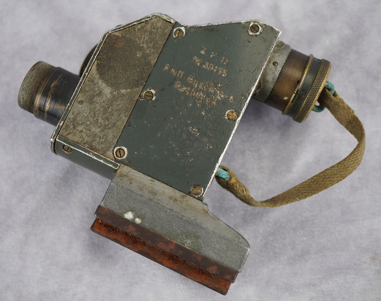 WW1 WWII German Wehrmacht ZF12 MG08 Machine Gun Optic Scope US Army vet ...