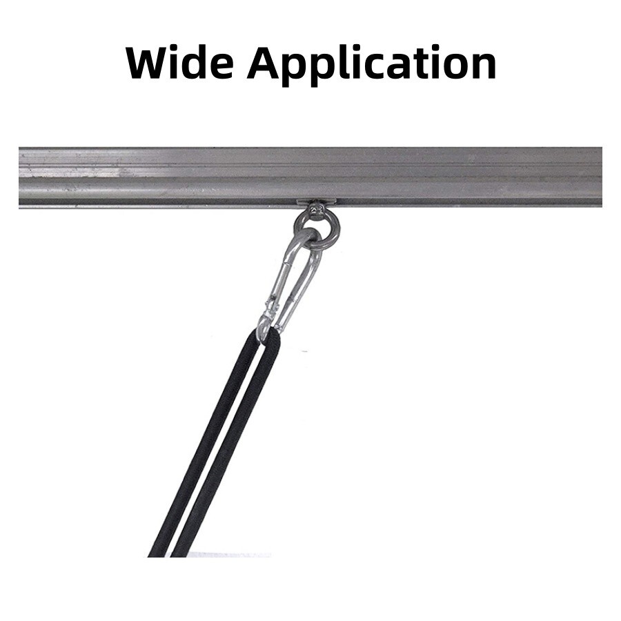 CLEARANCE! 8Pcs M6 Lifting Eye Bolt 1/4 Screw Bolt Marine Cable Rope ...