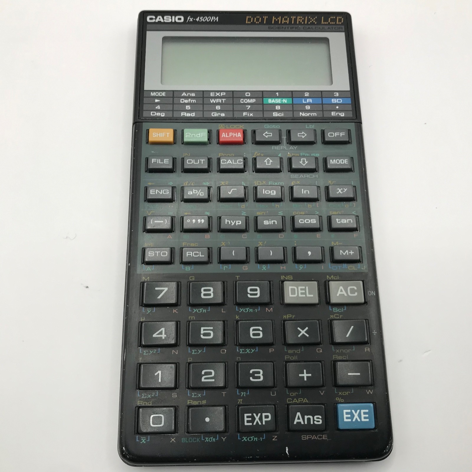 Casio fx-4500P Scientific Program Function Calculator Dot Matrix LCD JP ...