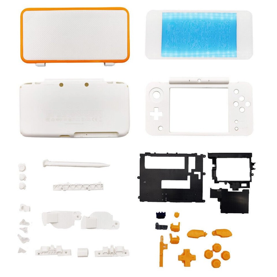Housing Shell for Nintendo 2DS XL Replacement System Screen Tools White ...