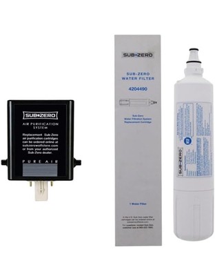 Sub-Zero 4204490 Water Filter and Air Cartridge-7042798 Combo Pack | eBay