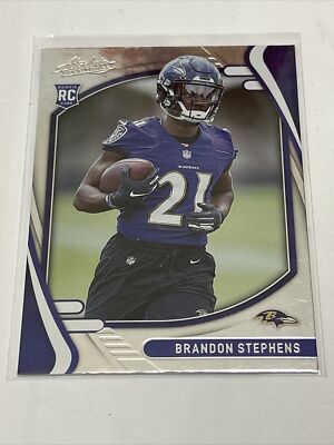 PANINI-Absolute Football-Brandon Stephens-RC- Baltimore Ravens-#195 | eBay