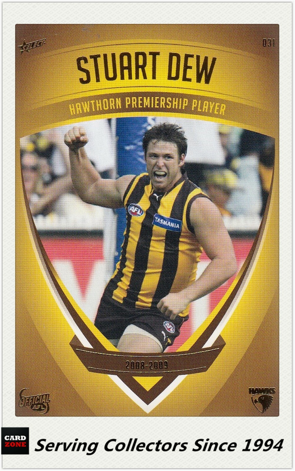 Hawthorn 50 Years Premiership Set PREMIERSHIP PLAYER CARD #31 STUART ...