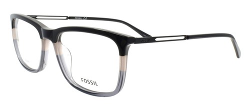 Fossil FOS 7128 08A Men's Eyeglasses Frames 54-18-145 Black / Brown | eBay