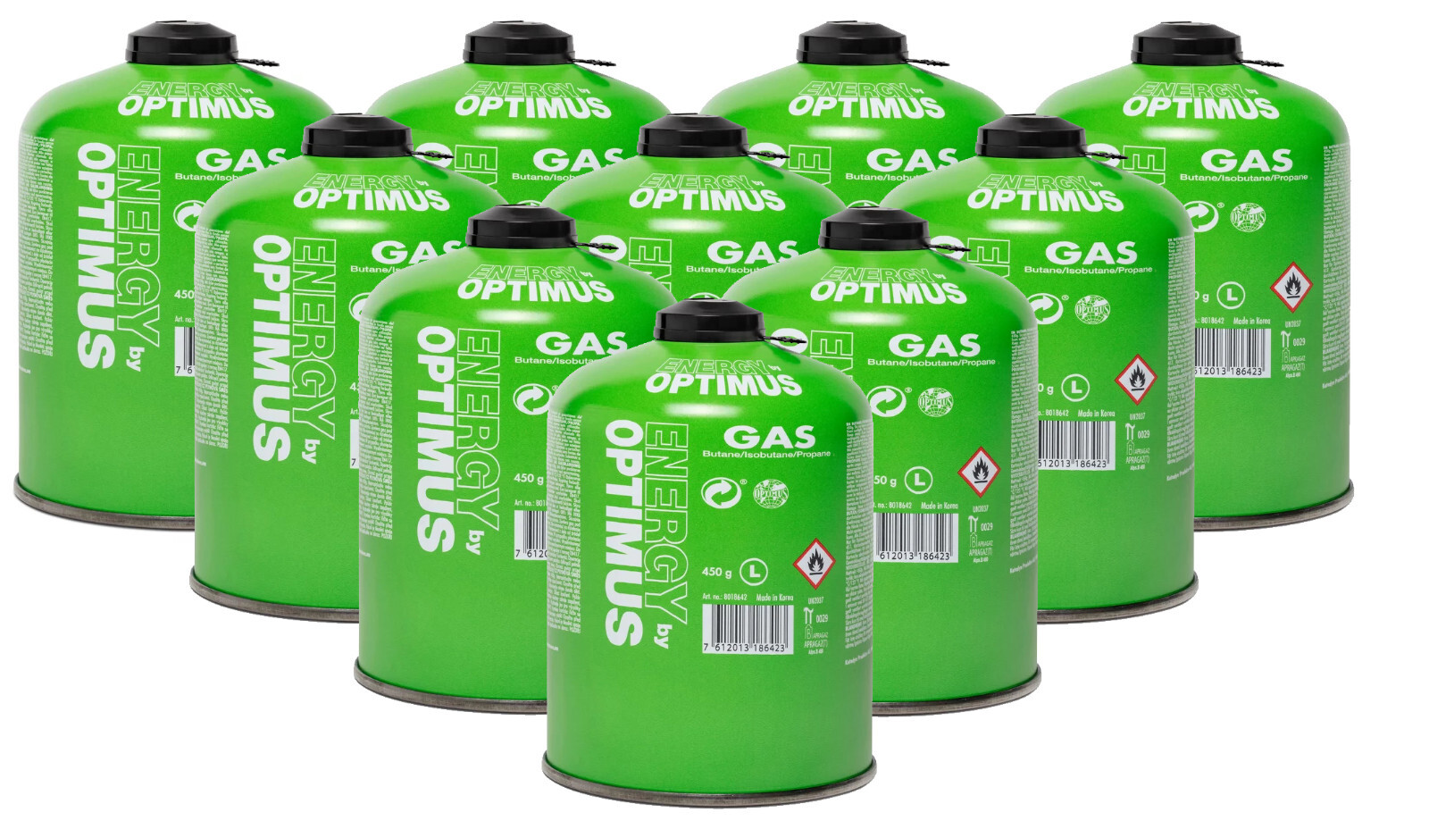 10 x Optimus Gaskartusche 450g - Ventilgaskartusche | eBay.de