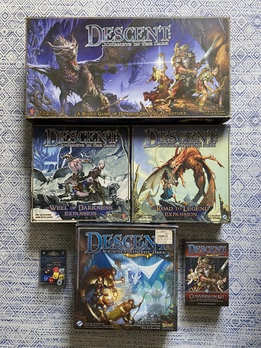 Descent: Journeys in the Dark 2005 1st + 2nd Edition + misc bundle ...