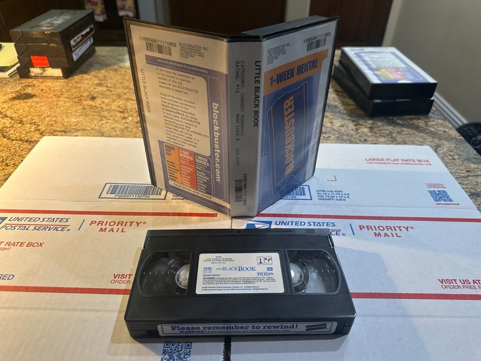 RARE Blockbuster VHS Clamshell Case Lot 5 Cases 9 Tapes - Hollywood CA ...