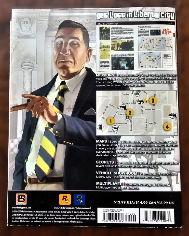 Grand Theft Auto IV Lost and Damned | BradyGames | Strategy Guide ...