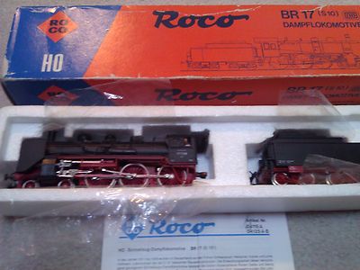 ROCO BR17 (S10) Steam Loco DAMPFLOKOMOTIVE - 4-6-0 04125B - BR 17 (EA-0 ...