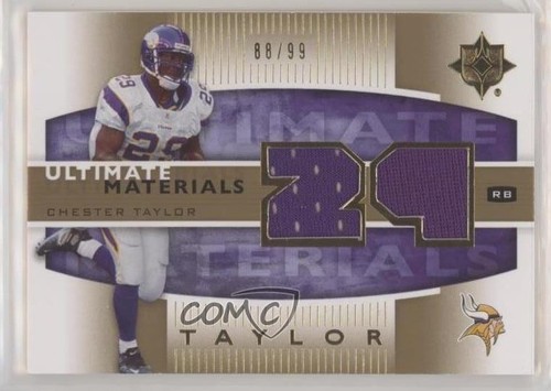 2007 Ultimate Collection Ultimate Materials Gold /99 Chester Taylor #UM ...