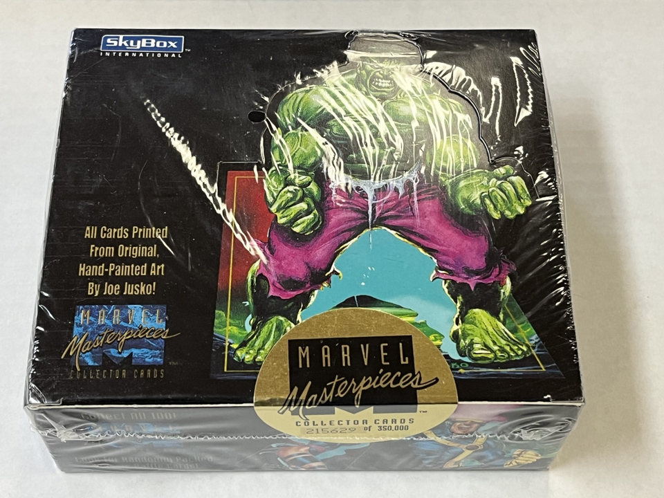 1992 Skybox Marvel Masterpieces Factory Sealed Box 36 Packs /350,000 | eBay