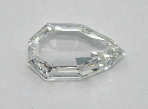 GIA Certified 1.31CT VS2/G Modified Pear Step Cut Loose Diamond w ...