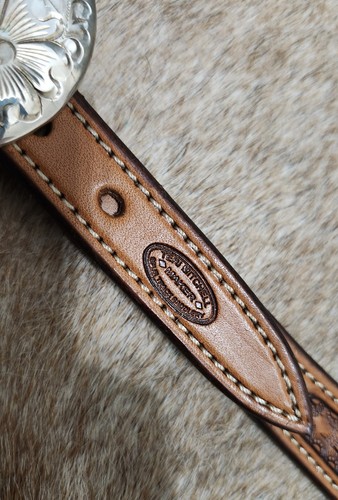 STUNNING VOGT STERLING SILVER SLOT EAR HEADSTALL BRIDLE - RANCH ...