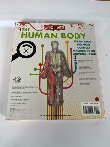 Uncover Human Body Book 3D Model 2020 STEM Anatomy Kids Educational | eBay