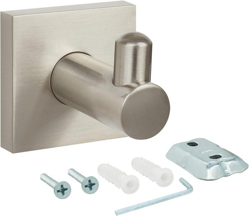Modern Square Robe Hook (Robe Hook, Satin Nickel) | eBay