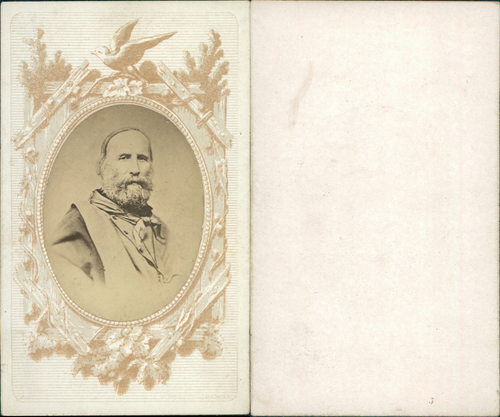Giuseppe Garibaldi Vintage albumen cdv print.Giuseppe Garibaldi né ...