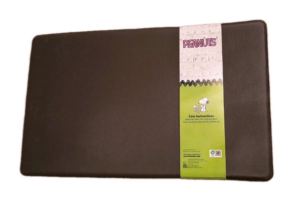 PEANUTS Snoopy Anti-Fatigue SPRINGTIME FLOWERS Kitchen Mat 18” X 30 ...