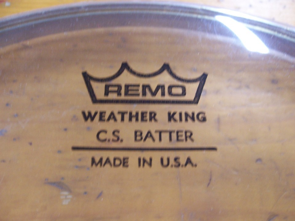 10" Vintage Remo Weather King CS Batter Drumhead Clear White Dot 10 | eBay