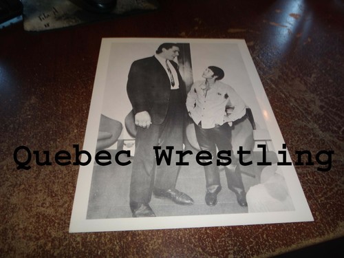Andre the giant le geant ferré adamo Quebec grand prix wrestling black ...