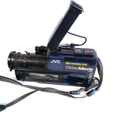 JVC High Resolution CCD Video Movie VHSC GR-35U With Cords For Parts or ...