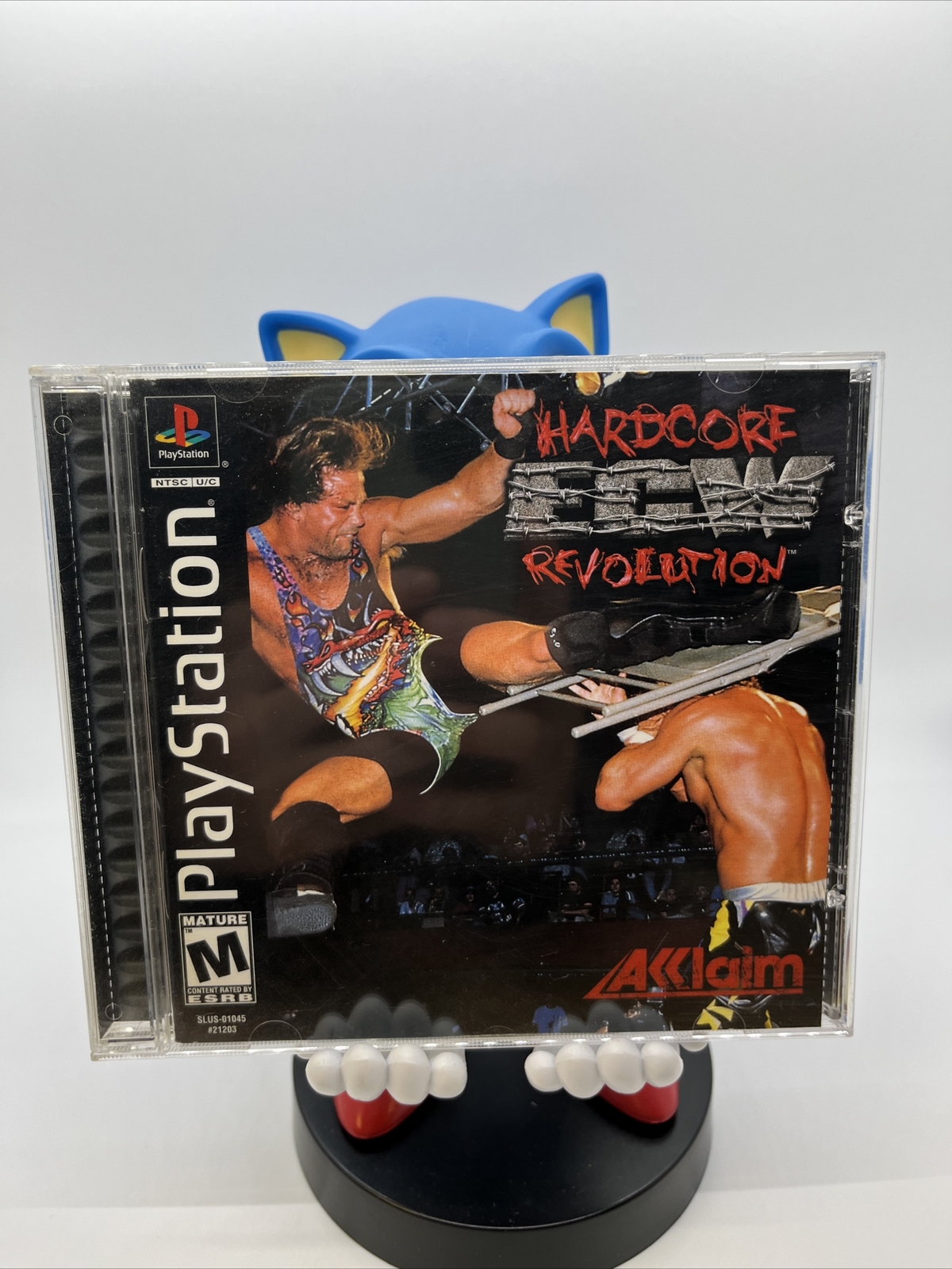 ECW Hardcore Revolution PS1 PlayStation 1 + Reg Card - Complete CIB ...