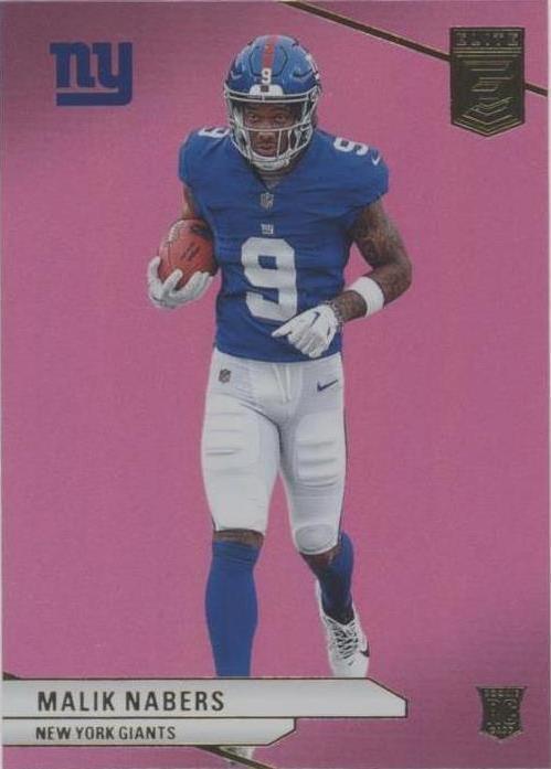 2024 Panini Donruss Elite - Rookies Malik Nabers #196 Pink (RC) for ...