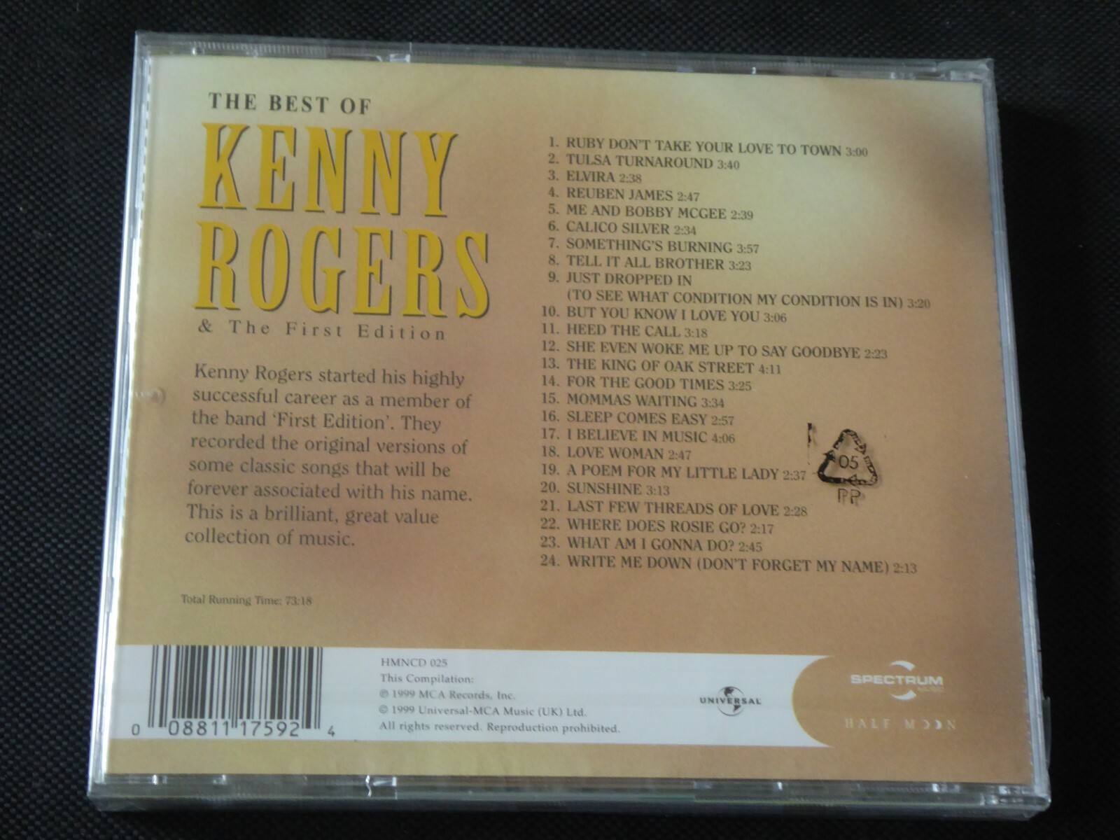 Best of Kenny Rogers & First Edition by Kenny Rogers & the First ...