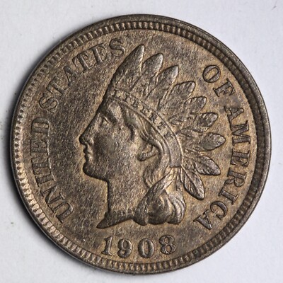 1908 Indian Head Cent Penny BU *UNCIRCULATED* MS E119 JHU | eBay