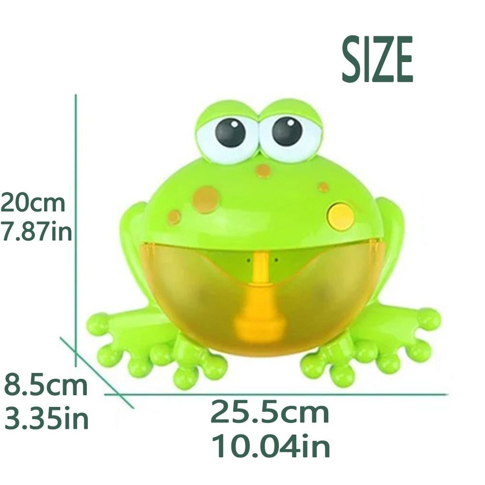 Automatic Bubble Machine Green Bubble Frog Toy Toddlers Shower Toy ...