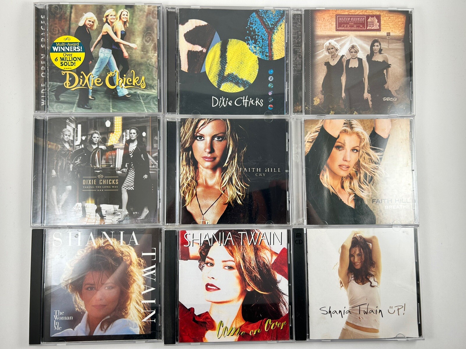 COUNTRY Lot Of 9 CDs DIXIE CHICKS & FAITH HILL & SHANIA TWAIN | eBay