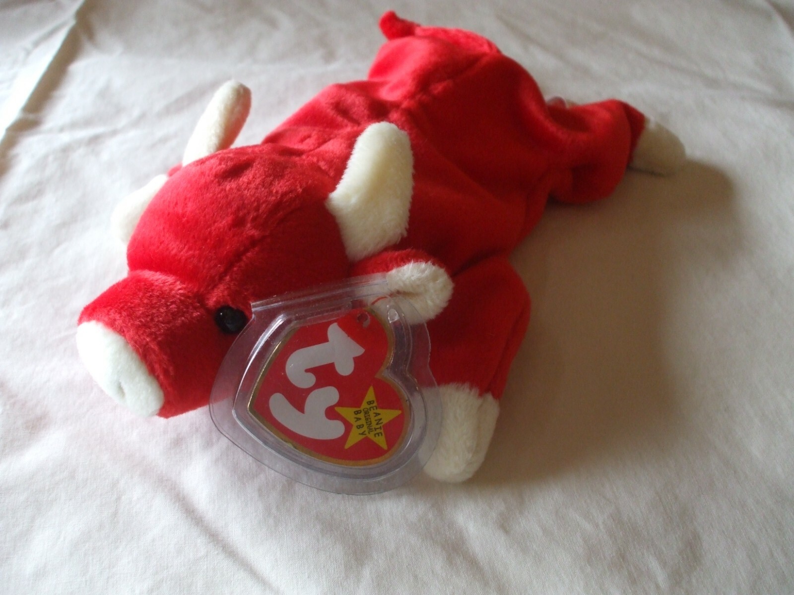 Ty Beanie Buddy Snort the Bull Plush Toy - Retired- excellent condition ...