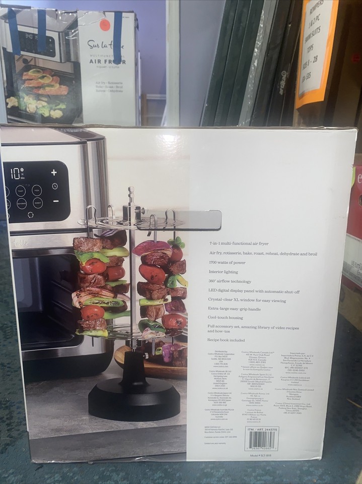 Idora Sur La Table SLT-1818 Multifunctional Air Fryer - Silver, 13 qt ...