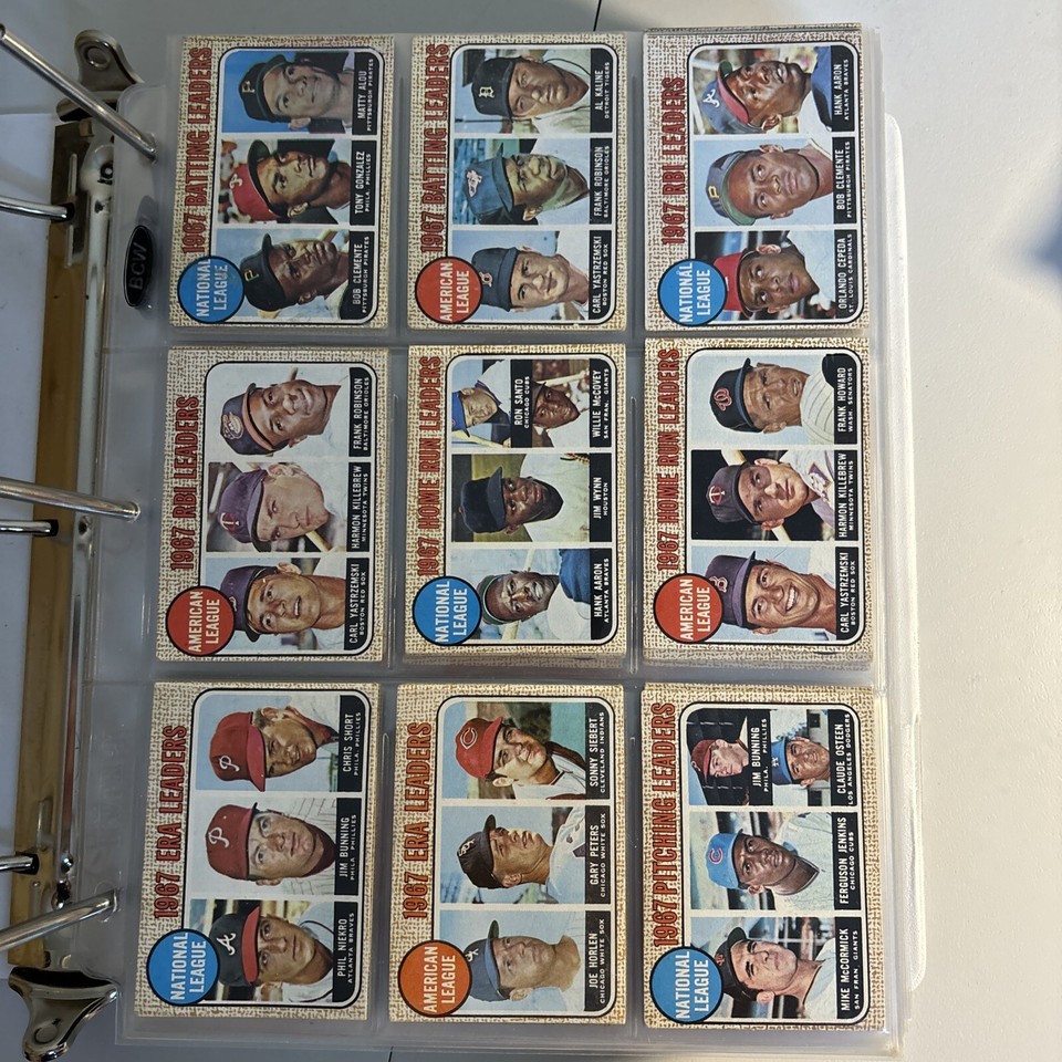 1968 Topps Baseball Complete Set 598/598, GD/VG, VG/EX 7 SGC Graded | eBay