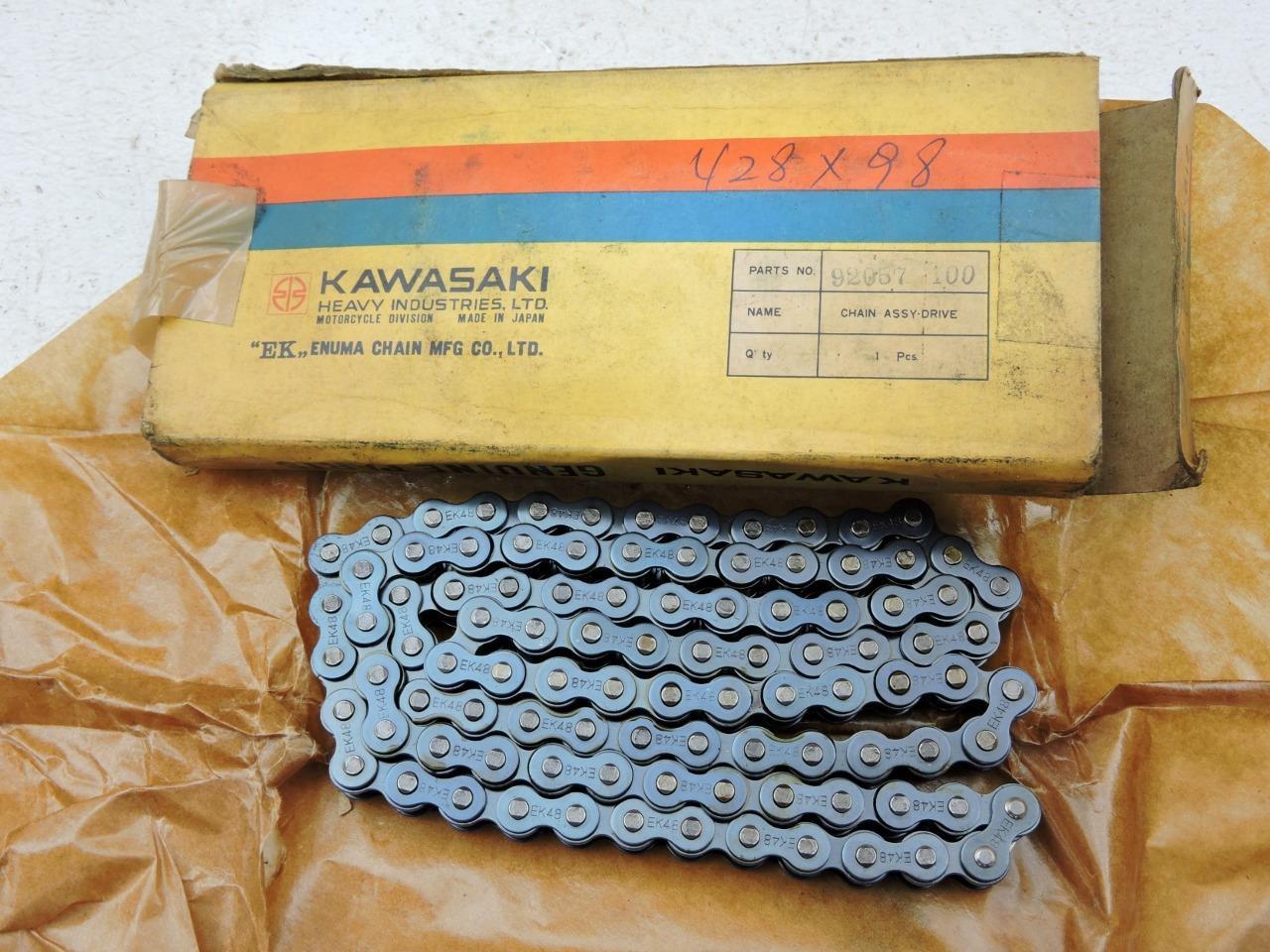 NOS 92057-100 Motorcycle Chain 1980-1982 Kawasaki KD80 T1021 | eBay