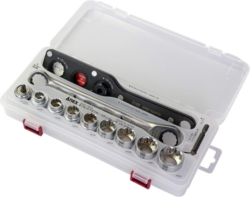 Annex (ANEX) Offset adapter 19: Side 19mm Ratchet wrench case AOA-19S3 ...