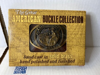 The Great American Buckle Collection 1849 California Solid Brass ...