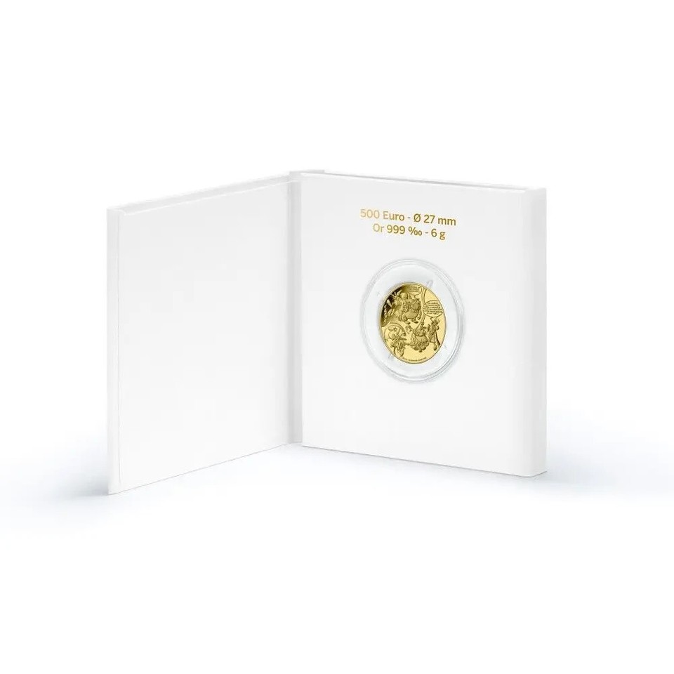 2022 France Asterix Characters 500 Euro gold coin original packaging ...