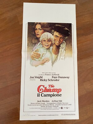 18s LOCANDINA,Poster,THE CHAMP il campione Zeffirelli Voight Dunaway ...