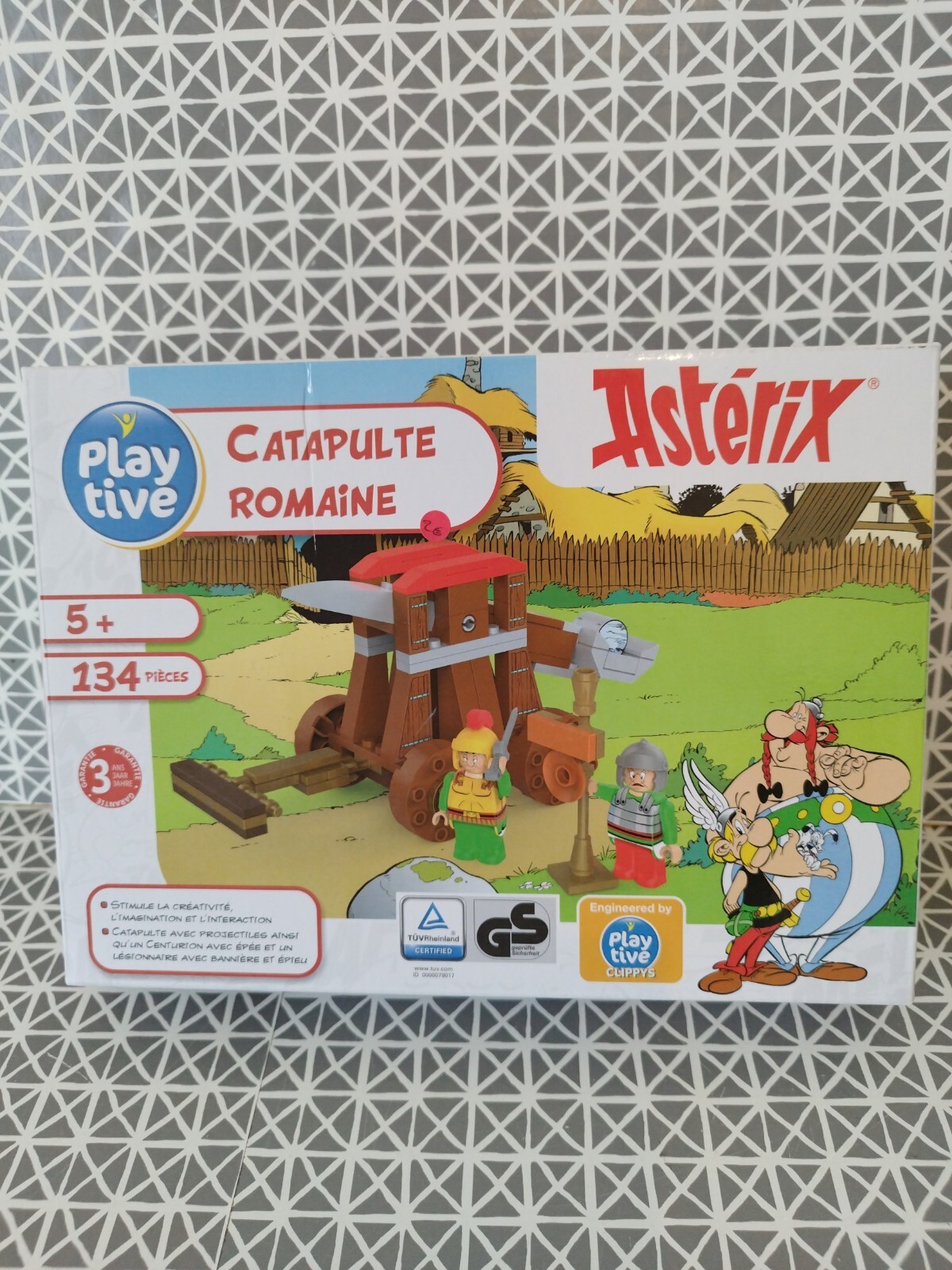 Jeu Clippys Astérix catapulte romaine 134 pièces Play Tive | eBay