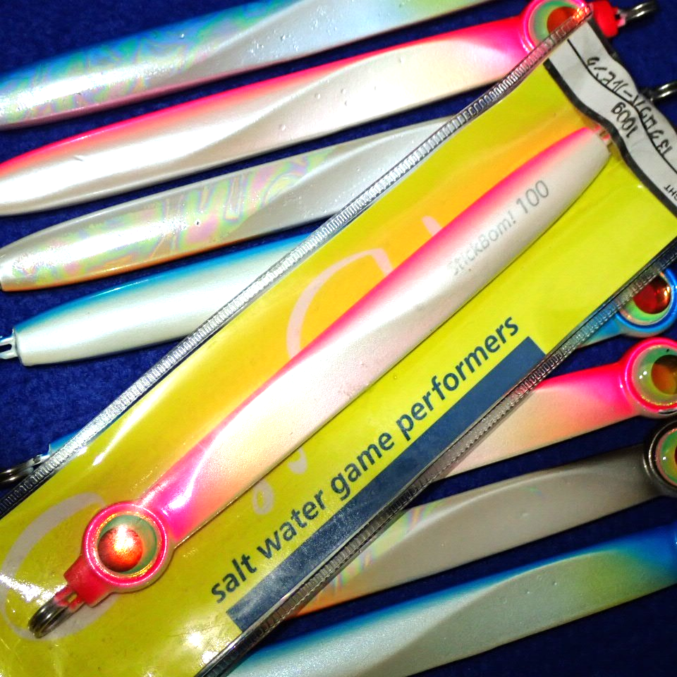 JDM Discontinued Rare Lure BAY ACT Stick Bom 100g X 9 Metal Jig Made in ...