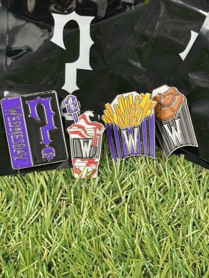 NEW Wendy’s x Wednesdays Adams Limited Edition Drive Thru Pop Up Pins ...