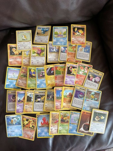 Pokemon 100 Card Bulk Lot Common Uncommon Vintage And New Cards Mixed ...