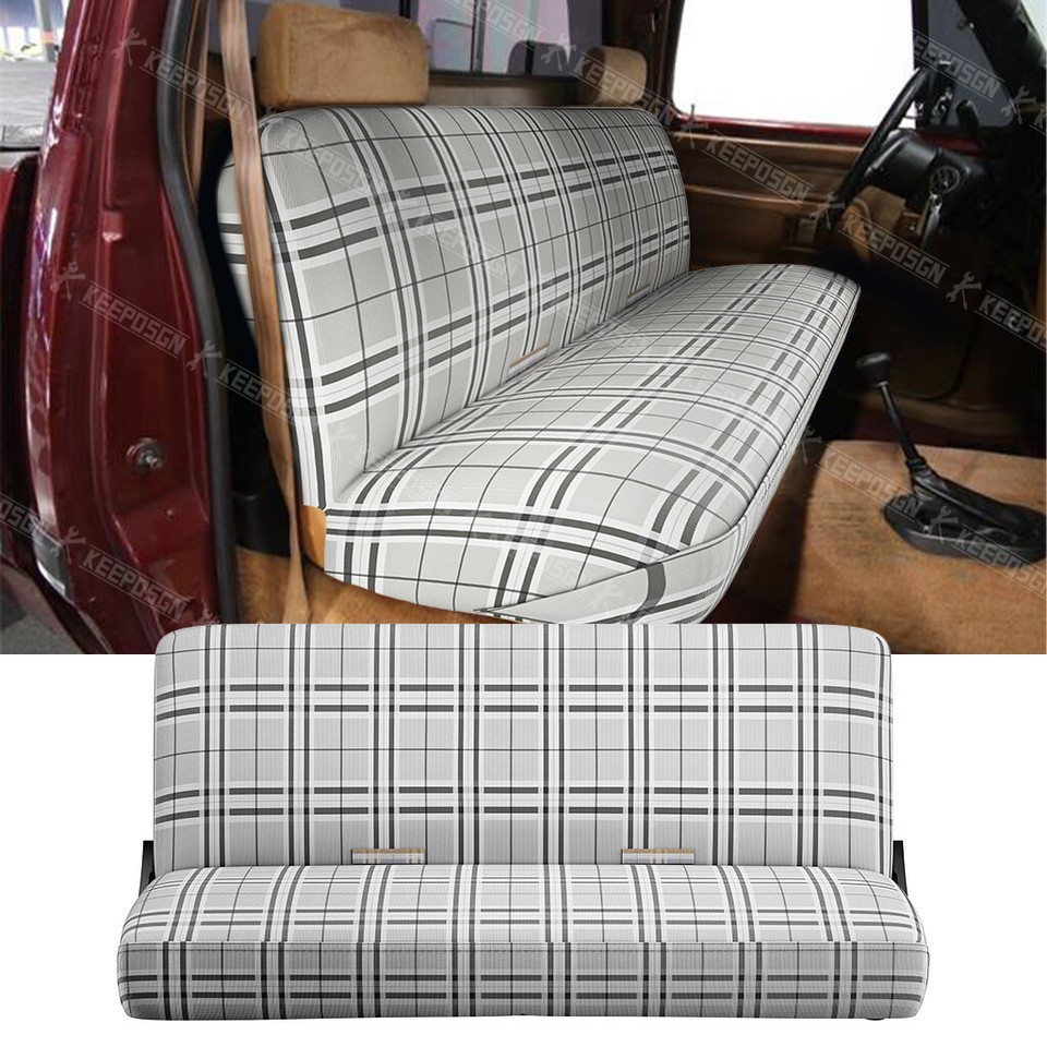 Full Size Truck Pickup Bench Seat Cover w Pocket For Dodge Ram 1981 ...